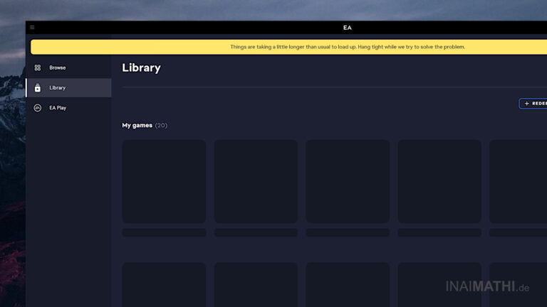 EA Desktop-App: Games Library wird nicht geladen • How-To Guide ...